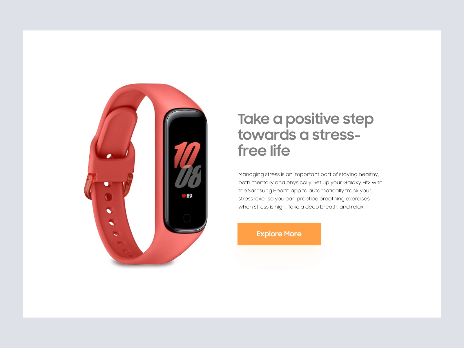 GalaxyFit - SmartWatch Website Design | Figma & Adobe XD ... | UI Dux